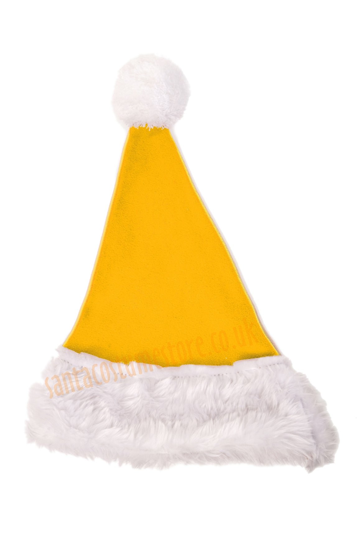 Yellow Santa's hat for children